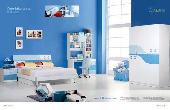 China modern children painted MDF bedroom furniture Foshan factory,#810 supplier