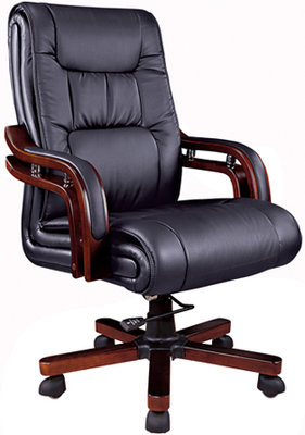 China office wood manager swivel chair,office chair,medium back chair,#6040 supplier