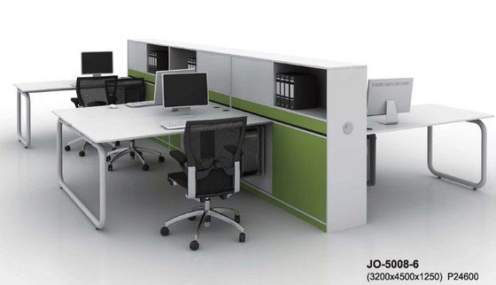 China modern office workstation for six persons,#JO-5008-6 supplier