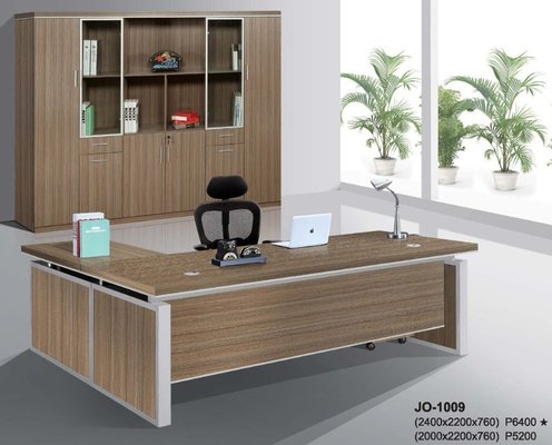 China modern melamine office boss table,#JO-1009 supplier