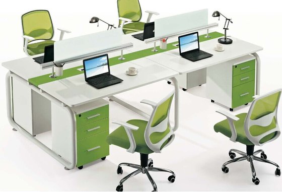 China modern 4 seater office table workstation for staff,#JO-5003A supplier