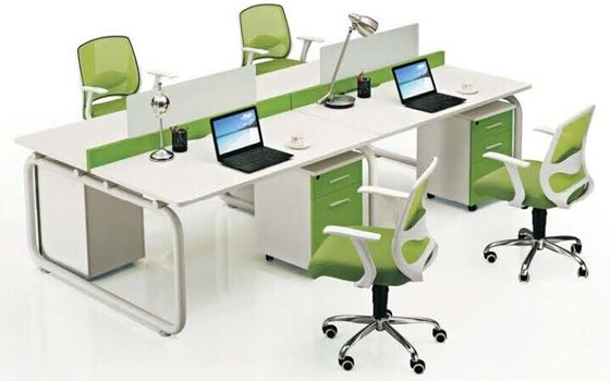 China modern 4 seater office table workstation for staff,#JO-5003C supplier
