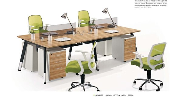 China office modern 4 persons workstation table furniture,#JO-6063 supplier