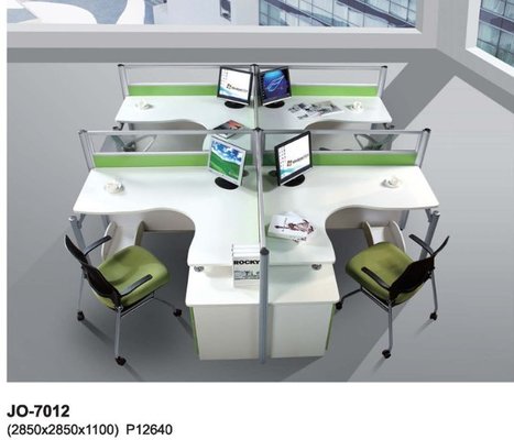 China 4 seater office partition,4 seater office cubicle,#JO-7012 supplier