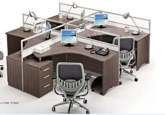 China modern office panel workstation for 4 people,#JO-7025 supplier
