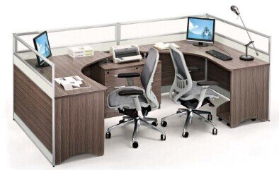 China modern office panel workstation for 2 persons,#JO-7027 supplier