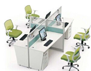 China modern 4 seater office partition workstation furniture,4 person office cubicle,#JO-7036 supplier