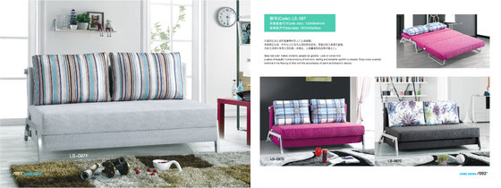China Foshan foldable sofa bed furniture,#LS-097A supplier