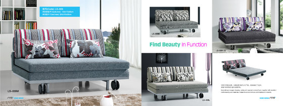 China best washable fabric sofa bed made in Guangzhou,#LS-009 supplier