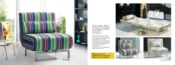 China hot sale single sofa bed,#LS-014 supplier