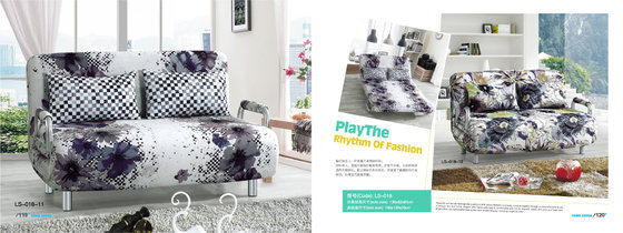 China two seater washable fabric sofa bed wholesale,#LS-018 supplier