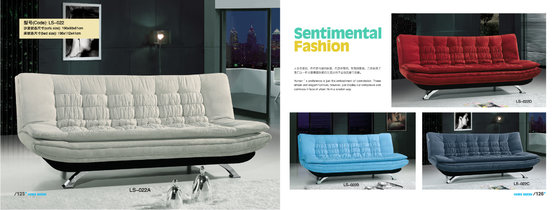 China trapezoid legged folding sofa bed for USA market,#LS-022 supplier