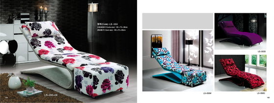 China modern leisure fabric chaise lounge sofa,#LS-050 supplier