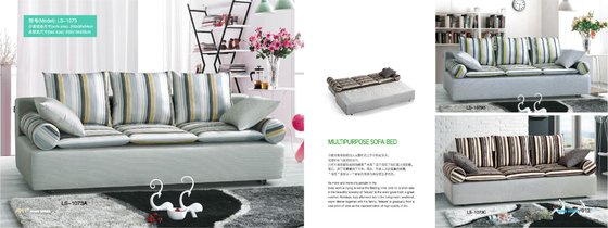 China washable fabric sofa bed made in China,#LS-1073 supplier