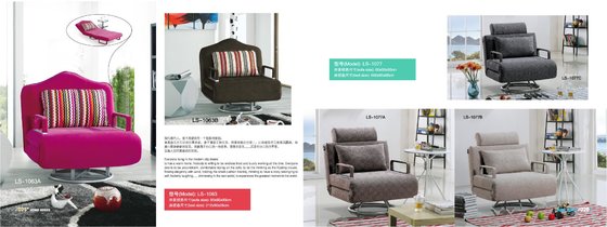 China single sofa bed with arm,#LS-1063 supplier