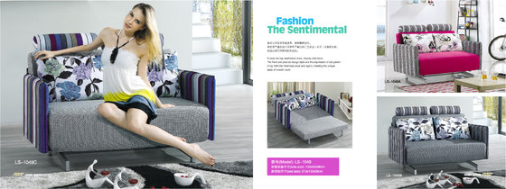 China two seater fabric sofa cum bed,#LS-1049 supplier