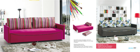 China fashionable three seater fabric sofa bed,#LS-1047 supplier