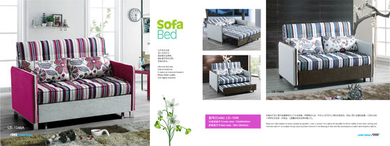 China two seat fabric sofa cum bed,#LS-1048 supplier