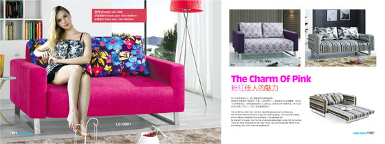 China two seat fabric cum sofa bed Foshan factory,#LS-088 supplier