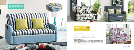 China two seats fabric cum sofa bed Foshan manufacturer,#LS-1060 supplier