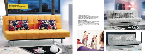 China modern three units fabric sofa bed supplier,#LS-008 supplier