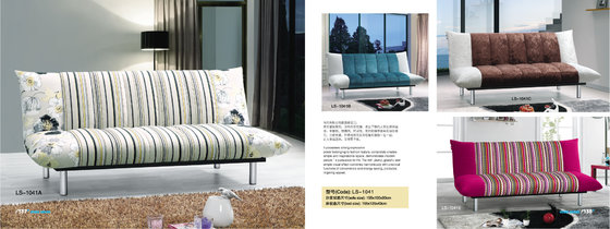China modern three seat fabric sofa bed Foshan factory,#LS-1041 supplier