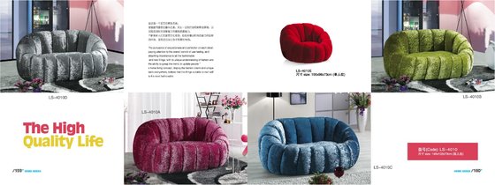 China modern one seat fabric leisure sofa,#LS-4010 supplier