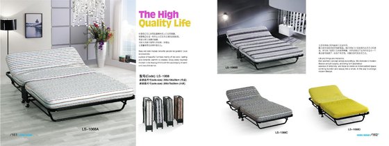 China fold in half fabric bed wholesale,#LS-1068 supplier