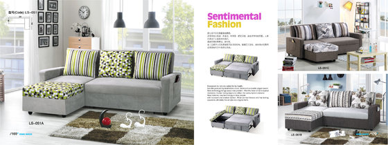 China fabric section sofa bed furniture,#LS-051 supplier