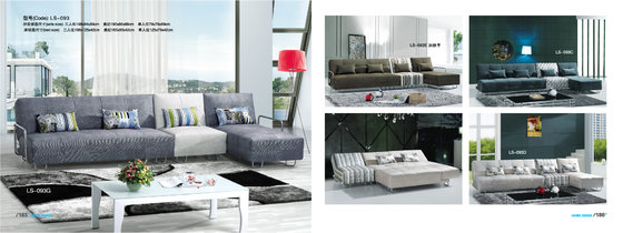 China modern sectional fabric sofa bed furniture,#LS-093 supplier