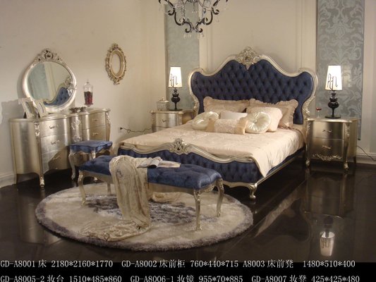 China villa bedroom furniture,#GD-A8001 supplier