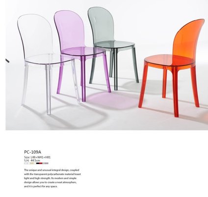 China transparent chair clear magis Vanity Chair supplier