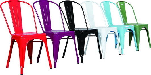 China marais chair/steel chair/outdoor metal chair/stackable chair supplier
