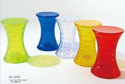 China nightclub Stool/transparent stool/clear event stool/diamond stool/Kartell Stone Stool supplier