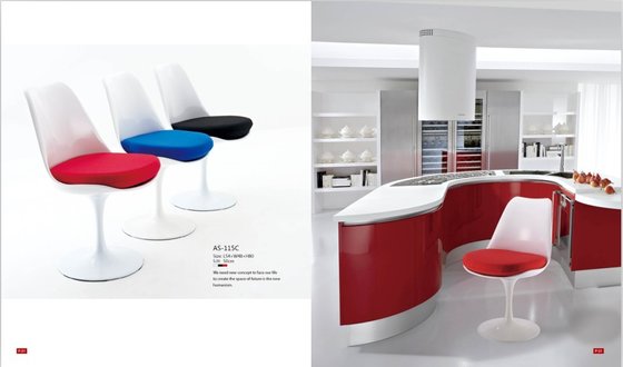 China plastic banquet chair/king throne chair/fashionable tulip chair supplier