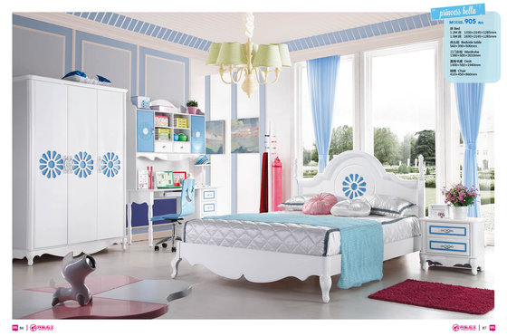 China glossy painted MDF bedroom set furniture made in China,#905 supplier