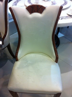 China white solid wood restaurant chair dining furniture supplier