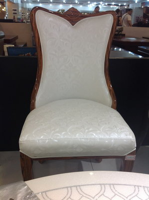 China white solid wood home chair dining furniture supplier