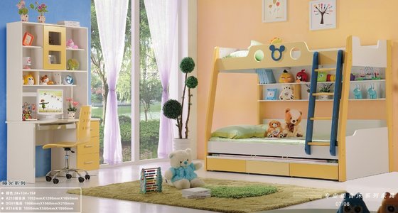 China children bunk bed with pulled bed,#A213 supplier