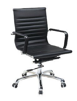 China modern Eames PU leather low back office chair,#985B-2 supplier