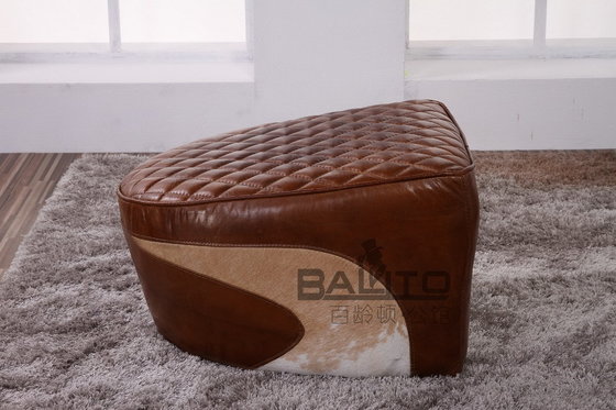 China classical British leather ottoman,#2059-otto supplier