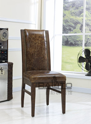 China luxury antique leather dining chair furniture,#K656 supplier