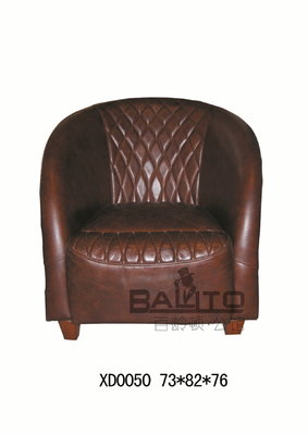 China antique style leather sofa furniture,#XD0050 supplier