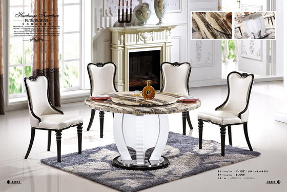 China 10 seats marble dining table furniture supplier