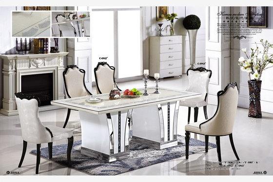 China 10 seater rectangle marble dining table furniture supplier