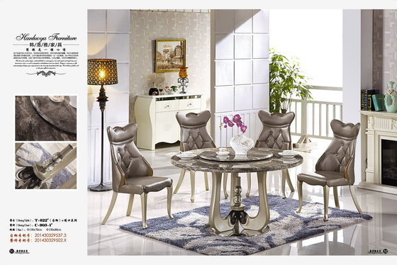 China modern dining room 10 seater marble table furniture supplier