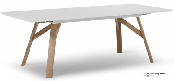 China 6 seater extendable monteray dining table furniture supplier