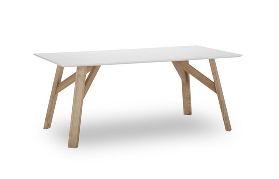 China 4 seater solid wood dining table furniture supplier