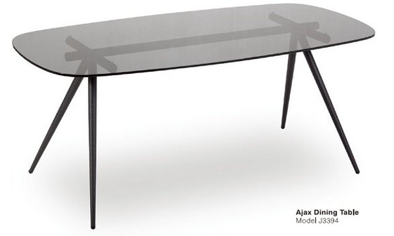 China 4 seater glass dining table furniture supplier