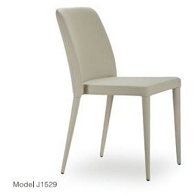 China dining room stackable PU leather chair furniture supplier